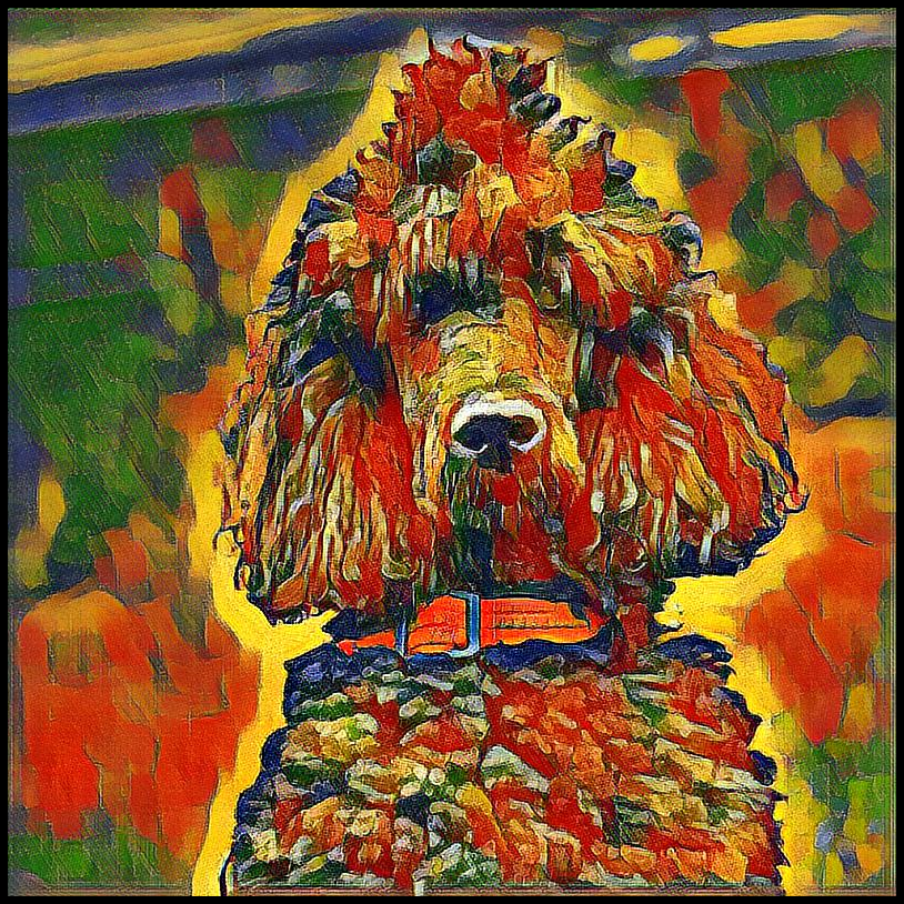 Custom Poodle Standard Dog Mug - Coloromo Art Style Garden Veggie ...
