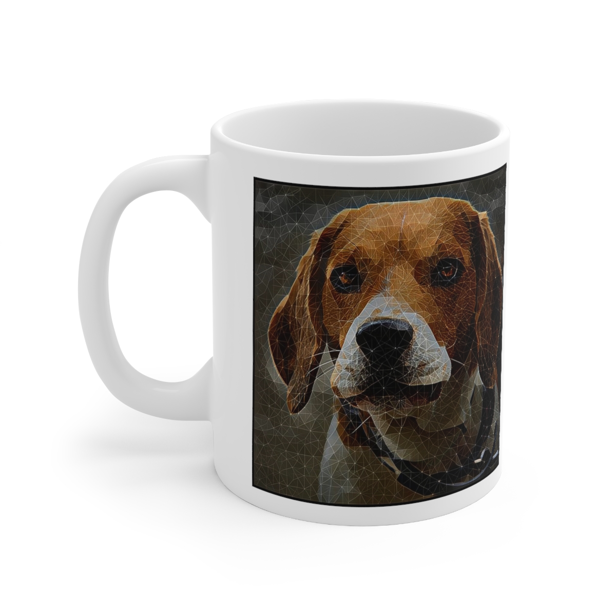 Custom Beagle Dog Mug - Coloromo Art Style Rock Candy | Coloromo