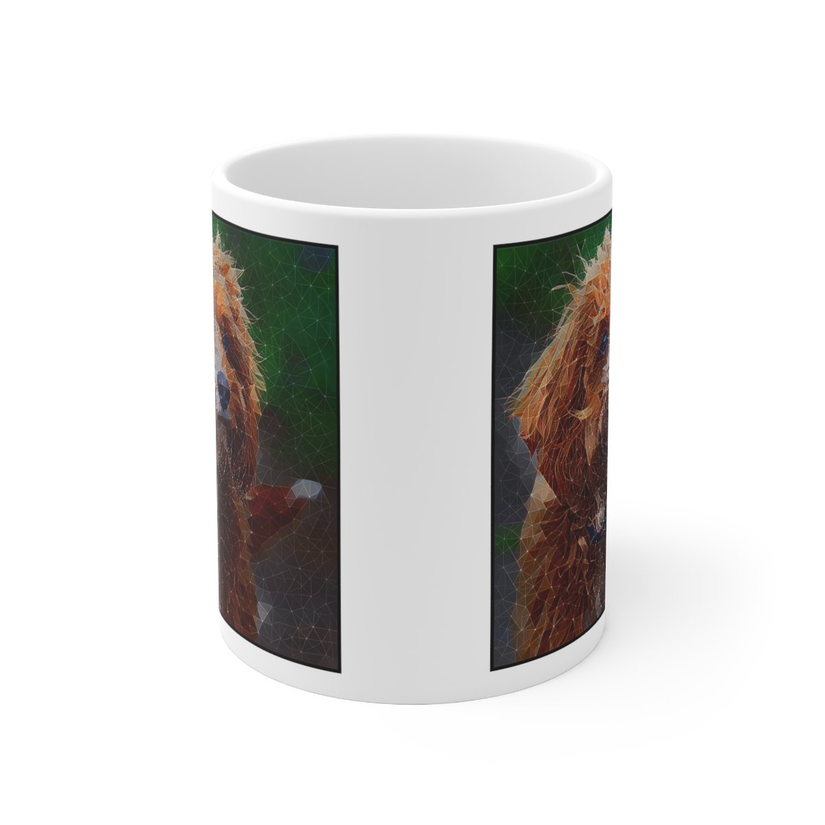 Custom Cavapoo Dog Mug - Coloromo Art Style Rock Candy | Coloromo